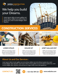house and construction services advertisement Template | PosterMyWall