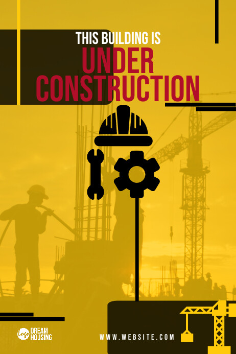 Construction Signboard Template | PosterMyWall