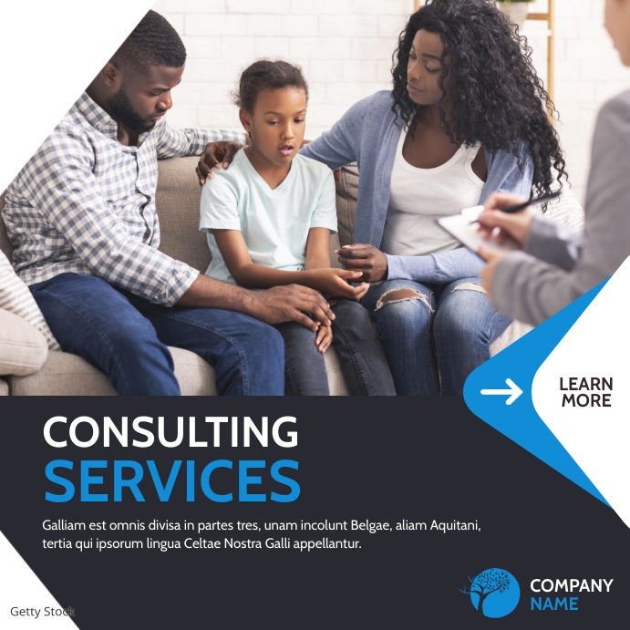 consulting mental health services advertiseme Template | PosterMyWall