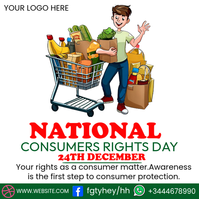 Consumer Rights Awareness Infographic Social Media Template” | PosterMyWall