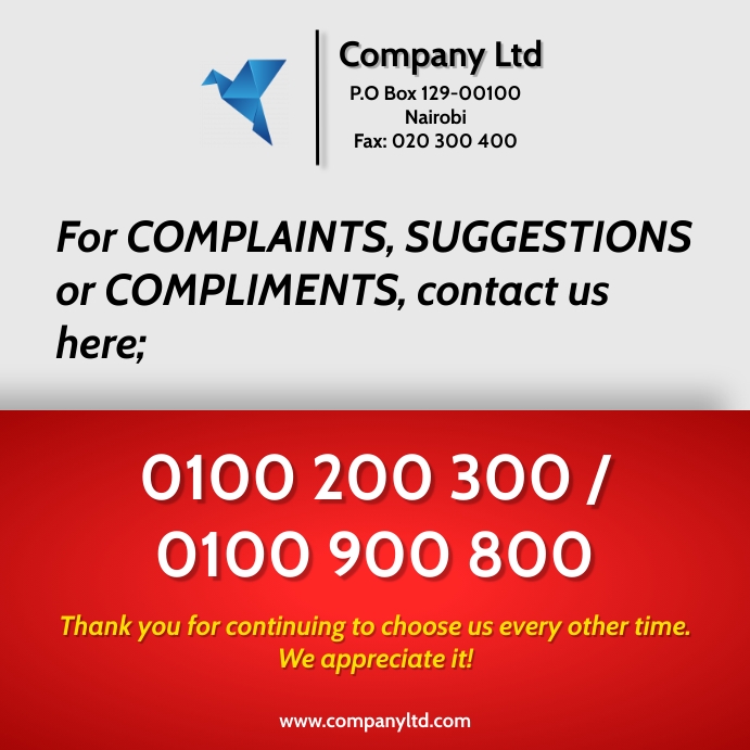 Contact us Template | PosterMyWall