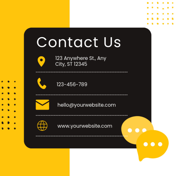Copy of Contact Us Template | PosterMyWall