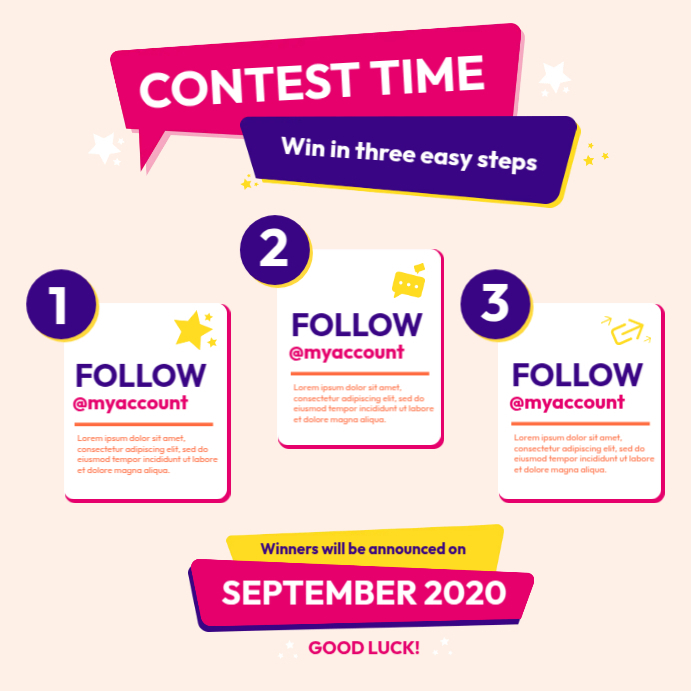 Contest Ads Template | PosterMyWall