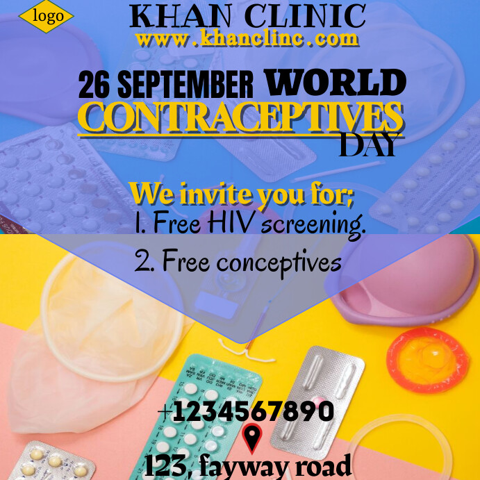 Plantilla de contraceptives day | PosterMyWall