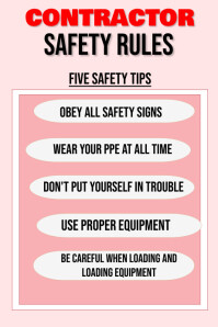 Safety Tips Poster Template | PosterMyWall