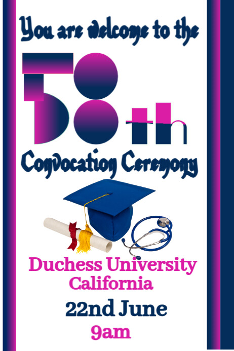 Copy of Convocation | PosterMyWall