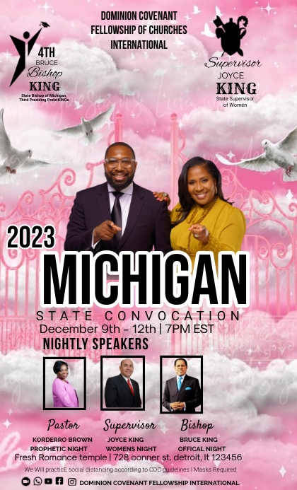 Copy of Convocation Flyer , church service ,cogic hol | PosterMyWall