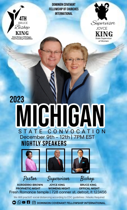 Copy of Convocation Flyer , church service ,cogic hol | PosterMyWall