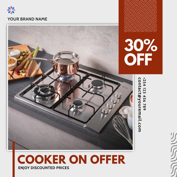 Copy of cooker electronics gadgets sale flyer | PosterMyWall