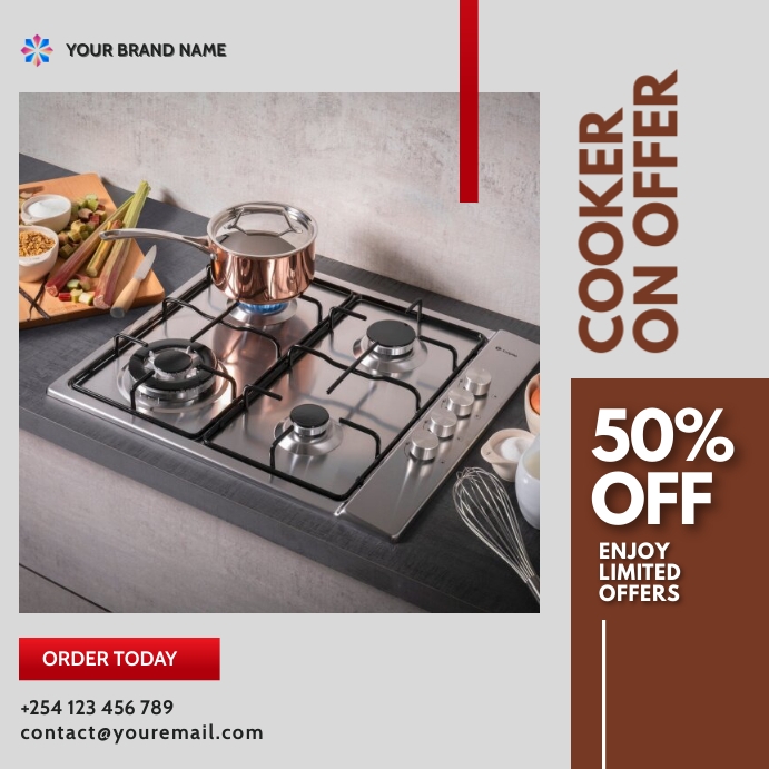Copy of cooker electronics gadgets sale flyer | PosterMyWall