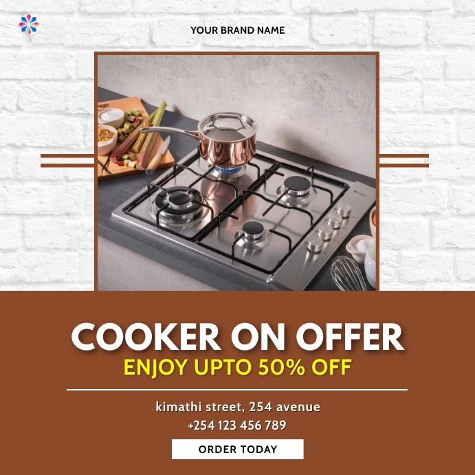 cooker electronics gadgets sale flyer Template | PosterMyWall