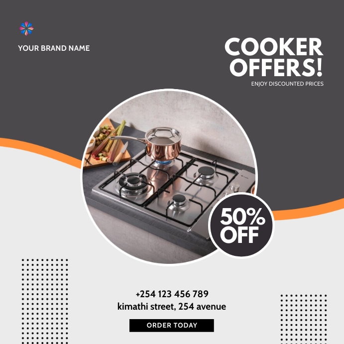cooker electronics gadgets sale flyer Template | PosterMyWall