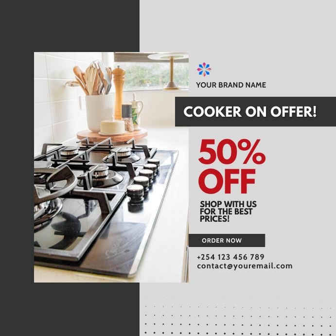 Copy of cooker electronics gadgets sale flyer | PosterMyWall