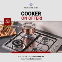 Gas cooker Template | PosterMyWall