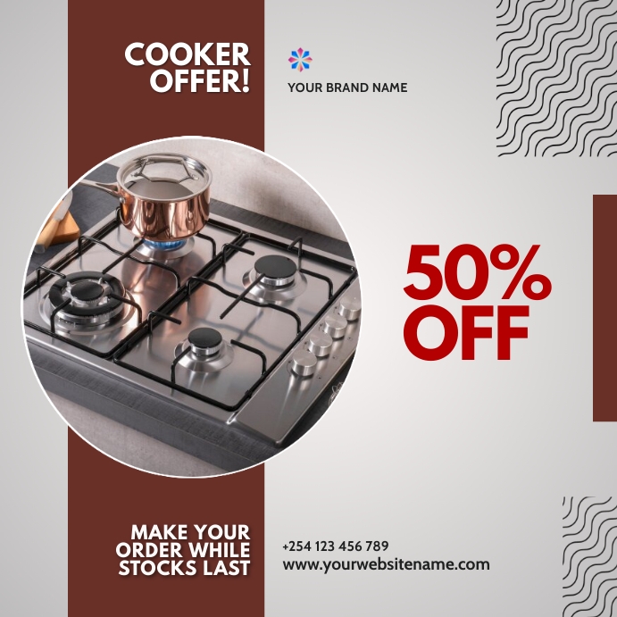 cooker electronics gadgets sale flyer Template | PosterMyWall