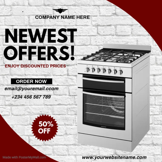 cookers sales Template | PosterMyWall