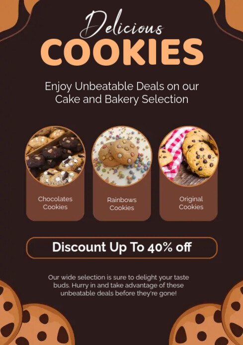 Cookies Template | PosterMyWall
