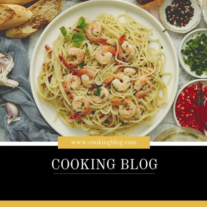 Copy of Cooking Blog Template Video Advert Marketing | PosterMyWall