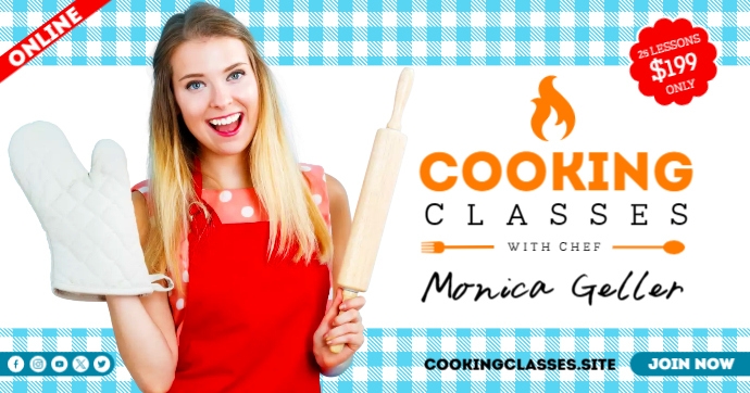Copy of COOKING CLASS BANNER | PosterMyWall