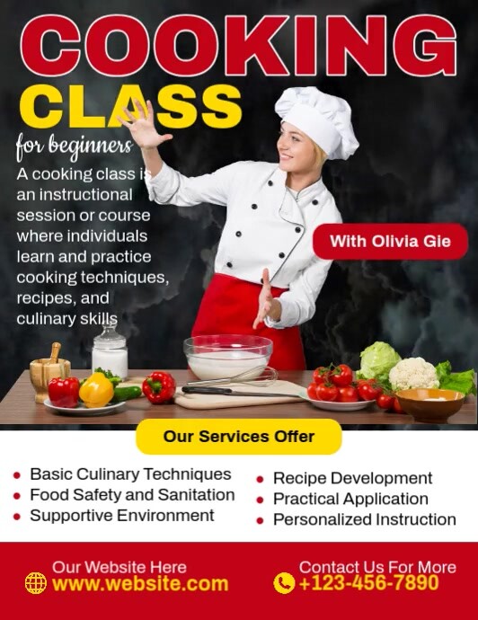 Copy of Cooking Class | PosterMyWall