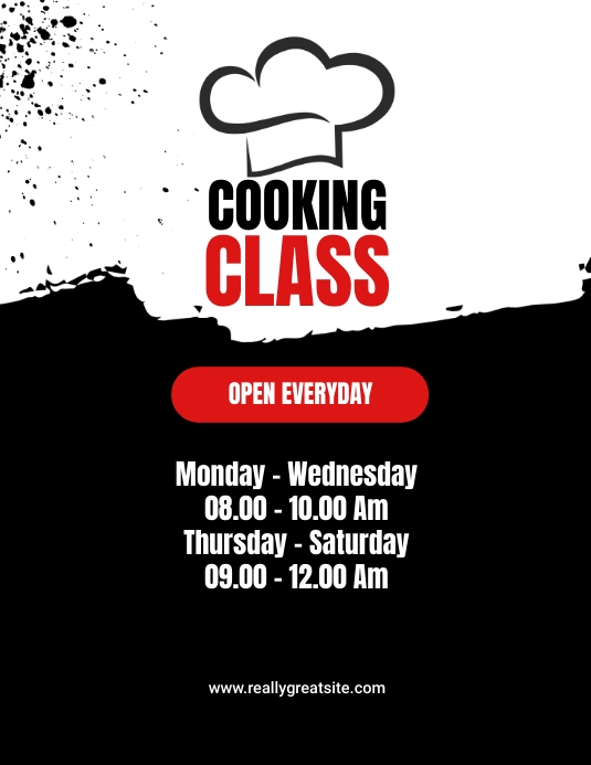 Copy of COOKING CLASS TEMPLATE | PosterMyWall