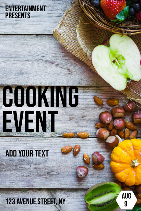 Cooking Template | PosterMyWall