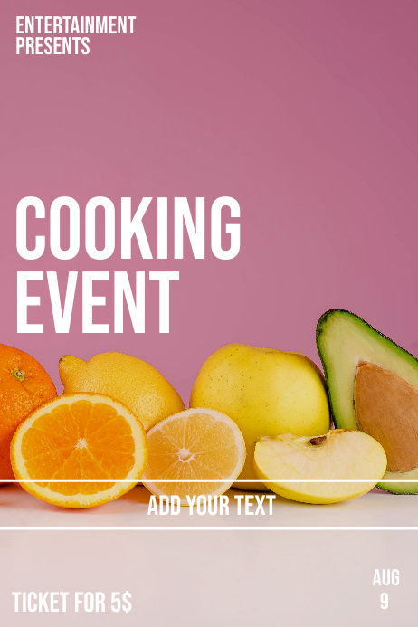 Cooking event flyer template | PosterMyWall