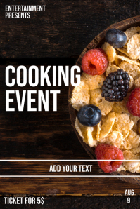 Cooking event flyer template | PosterMyWall