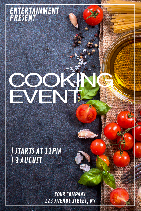 Cooking event flyer template | PosterMyWall