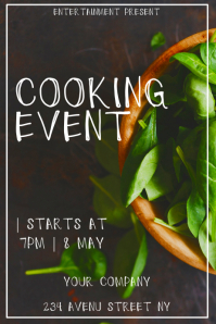 Cooking Event Flyer Design Template | PosterMyWall