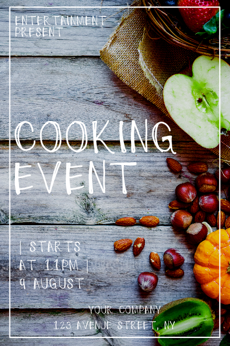 Cooking event flyer template | PosterMyWall