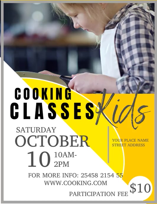 cooking kids (2) Template | PosterMyWall