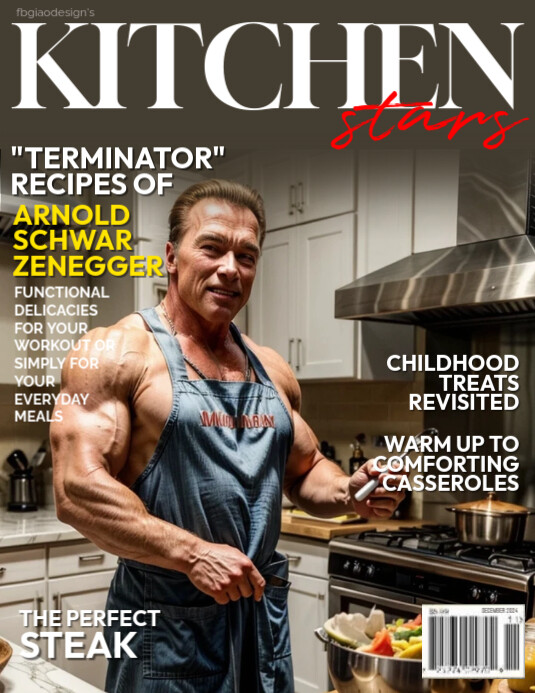 Cooking Stars magazine cover 241206 Template | PosterMyWall