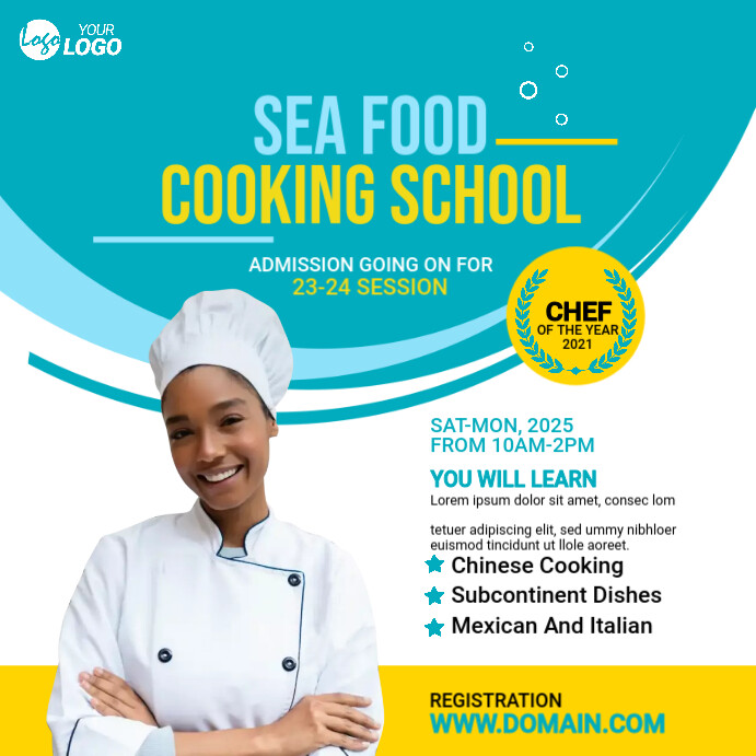 Cooking Training Template | PosterMyWall