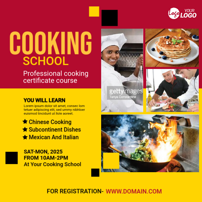 Cooking Training Template | PosterMyWall