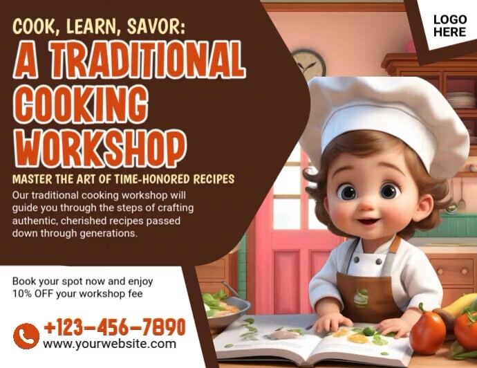 Cooking Workshop Template | PosterMyWall