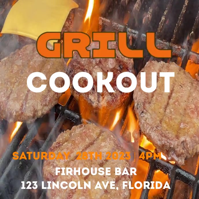 Copy of Cookout | PosterMyWall