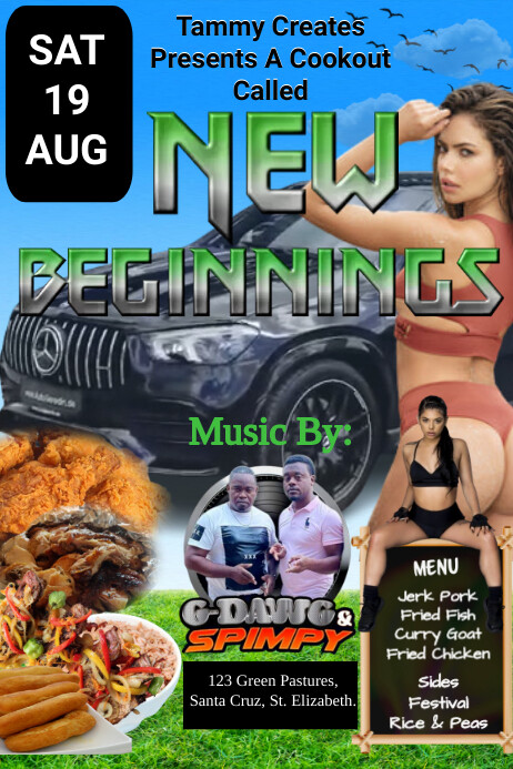 Cookout Poster Template | PosterMyWall