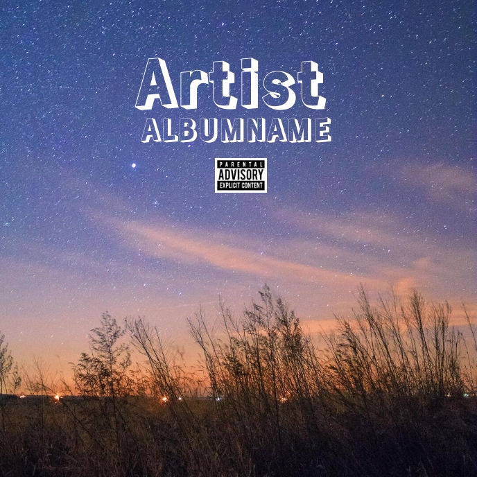 Cool artistic album cover Template | PosterMyWall