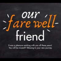 Goodbye Farewell Greeting Video Template | PosterMyWall