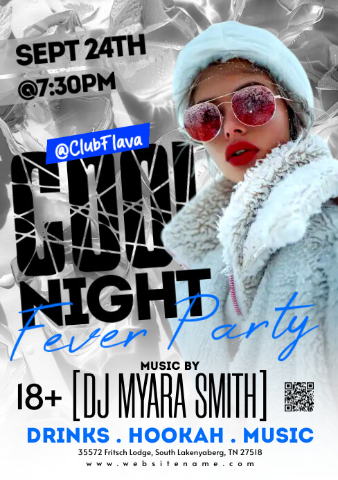 Cool Night Fever Party Template | PosterMyWall
