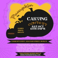 Pumpkin Carving Contest Flyer Template | PosterMyWall