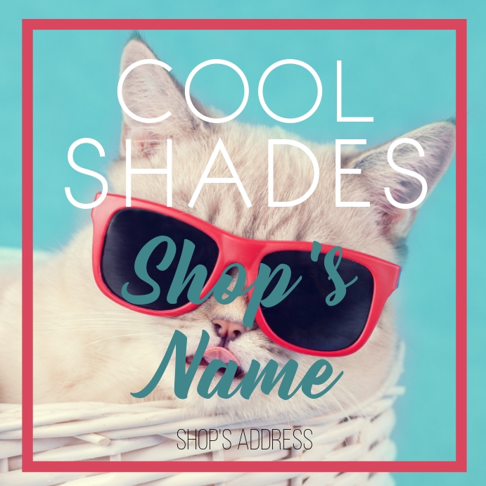 Cool Shades Template | PosterMyWall