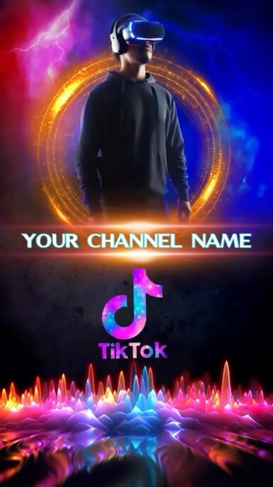 Copy of Cool Tiktok Video Profile Cover Template | PosterMyWall