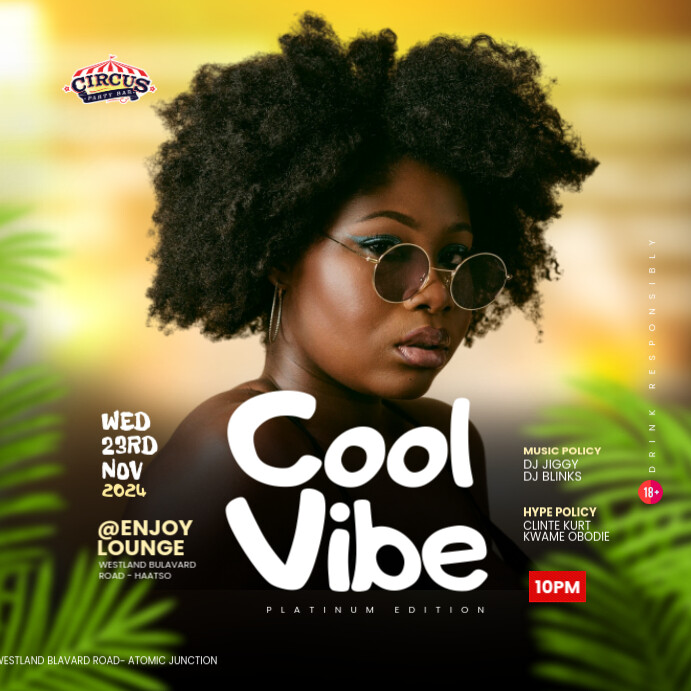 Cool Vibe Party Poster | PosterMyWall
