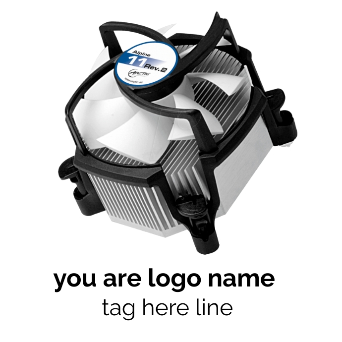 Cooling fan logo Template | PosterMyWall