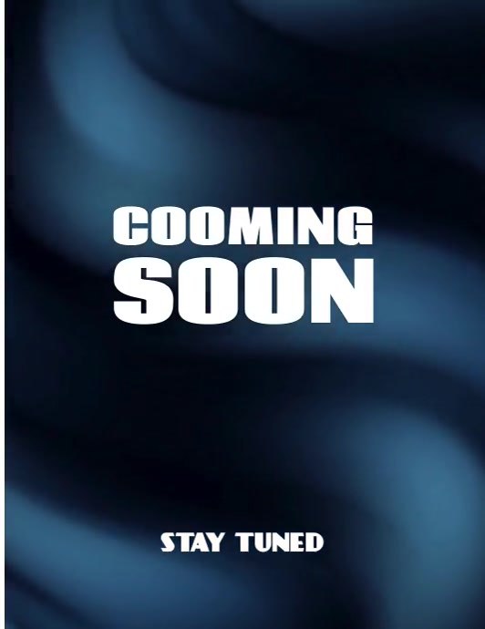 Cooming Soon Announcement Animated Template | PosterMyWall