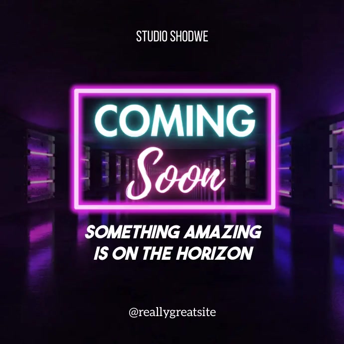 Cooming Soon Flyer Template | PosterMyWall