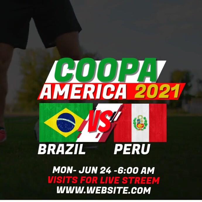 COOPA AMERICA SOCCER POSTER Template | PosterMyWall