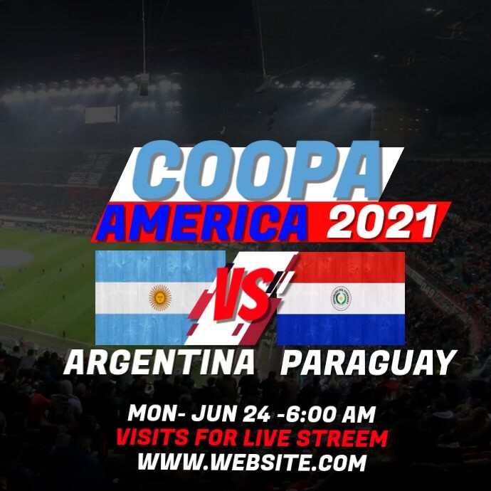 COOPA AMERICA SOCCER POSTER Template | PosterMyWall